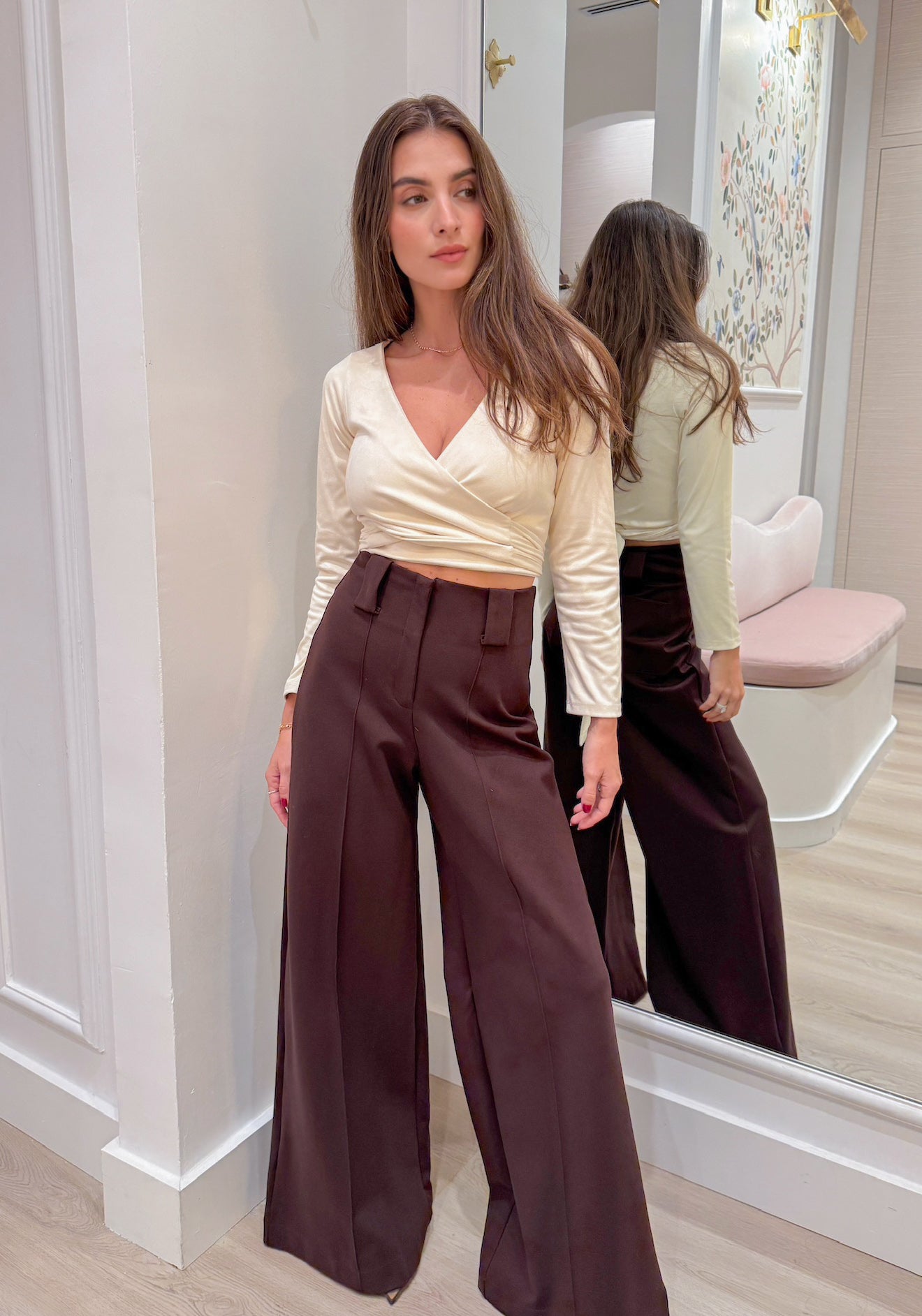 Paulette Brown Pants – SAVVY & Sole